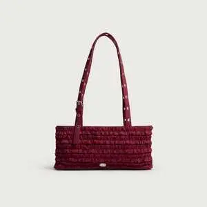 DAMSON MADDER Sophia Ruffle Bag - Red