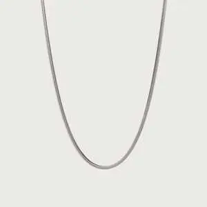 MISSOMA Classic Snake Chain Necklace - Silver