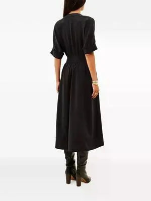 Ba&sh Parisa Button-up Midi Dress - Black