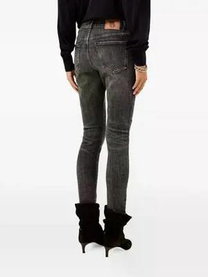 Ba&sh Niko Faded-effect Skinny-cut Jeans