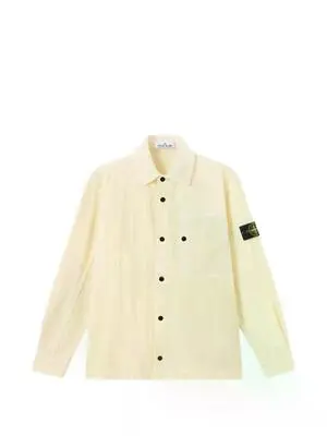 Stone Island 1200016 Organic Cotton Corduroy 800 Overshirt - Neutrals