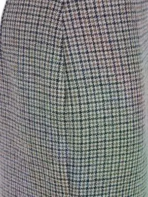 P.a.r.o.s.h Houndstooth-pattern Pencil Midi Skirt