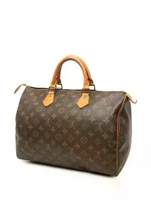 LOUIS VUITTON 1992 Monogram Speedy 35 Boston Bag