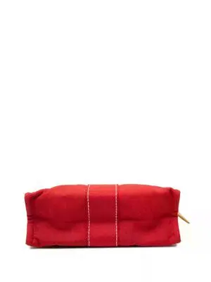 Hermès 1990-2010 Toile Deauville Pouch
