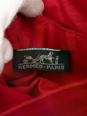Hermès 1990-2010 Toile Deauville Pouch