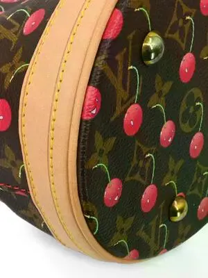 LOUIS VUITTON 2005 Pm Cerises Bucket Tote Bag