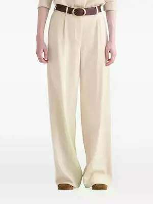 TWP Hudson St Pleated Trousers - Neutrals