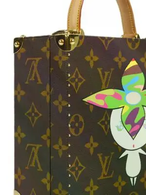LOUIS VUITTON X Takashi Murakami 2000s Pre-owned Flower Hat Monogram Jewellery Case