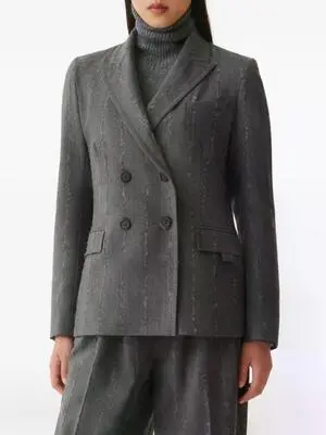 Fabiana Filippi Double-breasted Pinstriped Jacket