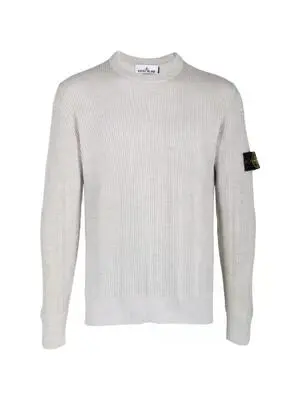 Stone Island 5100053 Full Rib Rws Wool Jumper - Neutrals