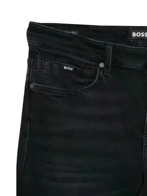 BOSS Faded-effect Slim-fit Jeans