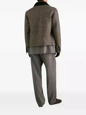 Dolce & Gabbana Houndstooth-pattern Jacket