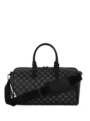SPRAYGROUND Sharks In Paris Check Mini Duffle Bag - Black