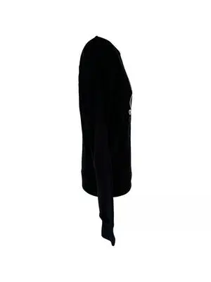 Loewe Anagram Crew-neck Sweatshirt - Black
