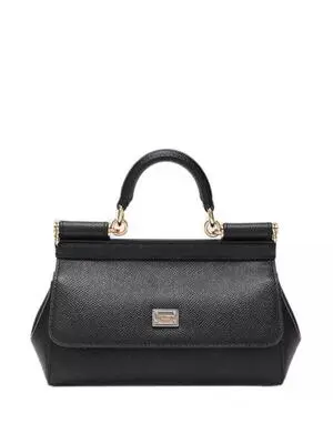 Dolce & Gabbana Mini Sicily Handbag In Dauphine Calfskin