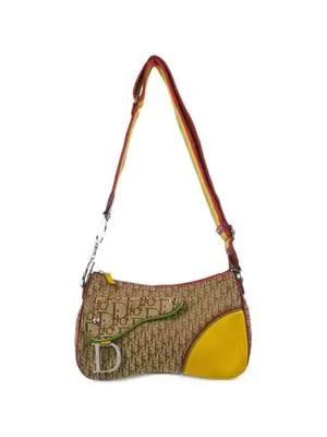 Dior 2004 Rasta Trotter Saddle Shoulder Bag - Neutrals