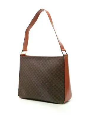 Celine 1998 Macadam Coated Canvas Shoulder Bag