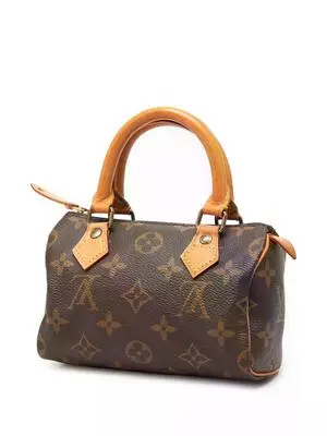 LOUIS VUITTON 1991 Monogram Mini Speedy Hl Satchel