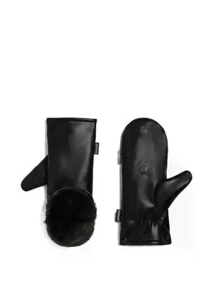 Apparis Noa Zip-fastening Mittens - Black