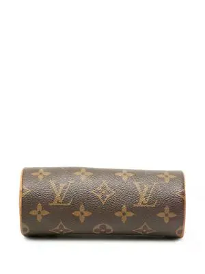 LOUIS VUITTON 2000-2026 Monogram Papillon Pochette Handbag - Brown