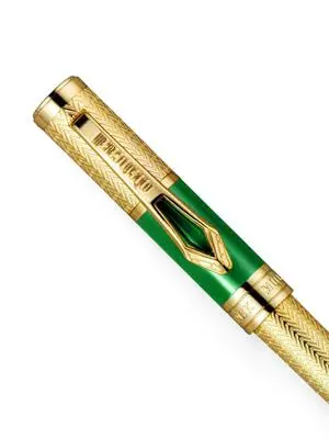 Roberto Cavalli Herringbone-engraved Pen