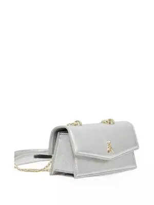 Patrizia Pepe Fly Bamby Metallic Leather Shoulder Bag
