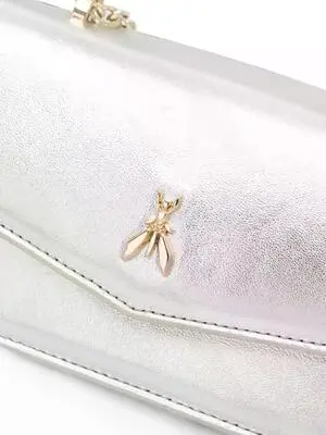 Patrizia Pepe Fly Bamby Metallic Leather Shoulder Bag