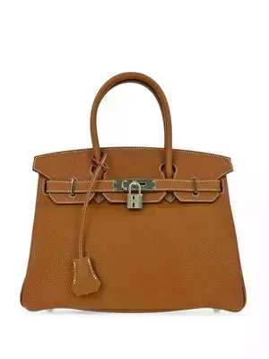 Hermès 2010s Togo Birkin 30 Tote Bag - Brown