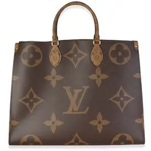 LOUIS VUITTON Monogram Reverse Canvas Onthego Gm - Brown