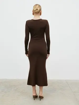 PRETTY LAVISH Ragan Corsage Jersey Midi Dress