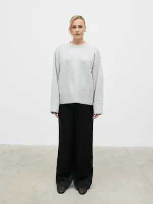 PRETTY LAVISH Camille Oversized Borg Jumper
