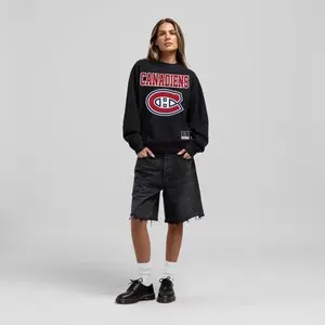 Mitchell & Ness Montreal Canadiens Core Oversized Sweatshirt - Black