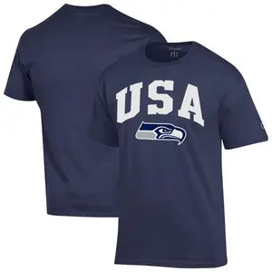Champion Seattle Seahawks Americana T-shirt - Navy