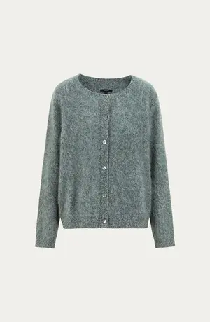 JUANA Brushed Wool-blend Cardigan