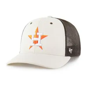 CARHARTT X 47 Carhartt X '47 /brown Houston Astros Undyed Trucker Adjustable Hat - Natural
