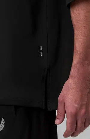 ASRV Supima 3/4 Sleeve Oversized Tee - Black