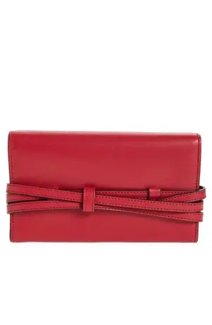 Moschino Soft Leather Wallet On A Chain