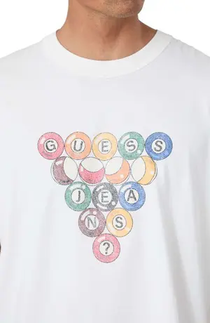 Guess Pool Ball Graphic Oversized T-shirt