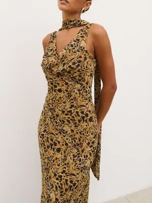 PRETTY LAVISH Arden Cowl Maxi Dress