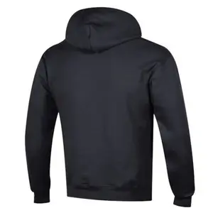 Champion Carolina Panthers Powerblend Arch Over Logo Hoodie - Black
