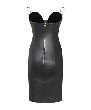 Elisabetta Franchi Strapless Zipped Dress