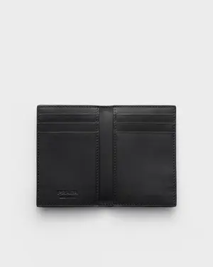 Prada Antiqued Leather Card Holder