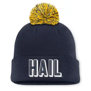 Nike Michigan Peak College Cuffed Beanie - Blue