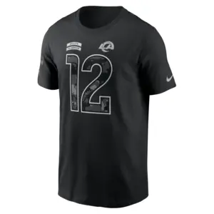 Nike Puka Nacua Los Angeles Rams Salute To Service Nfl T-shirt - Black