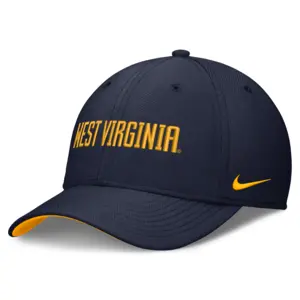 Nike West Virginia Classic Swooshflex Dri-fit College Hat - Blue