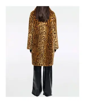 STAND STUDIO Leopard Print Coat
