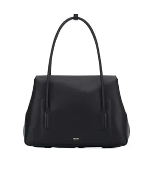 TOM FORD Padlock-detail Leather Tote Bag - Black