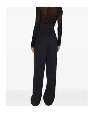 Elisabetta Franchi Flowing Gabardine Trousers