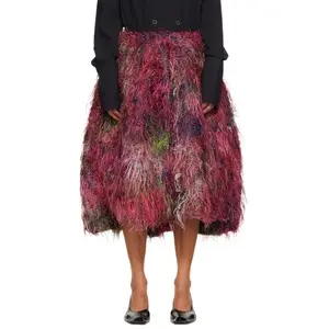 Comme Des Garçons Elastic-waist Skirt - Red