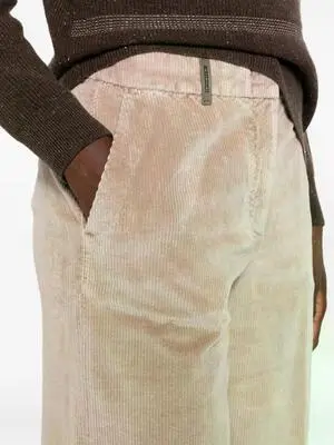 Peserico Corduroy Wide-leg Trousers